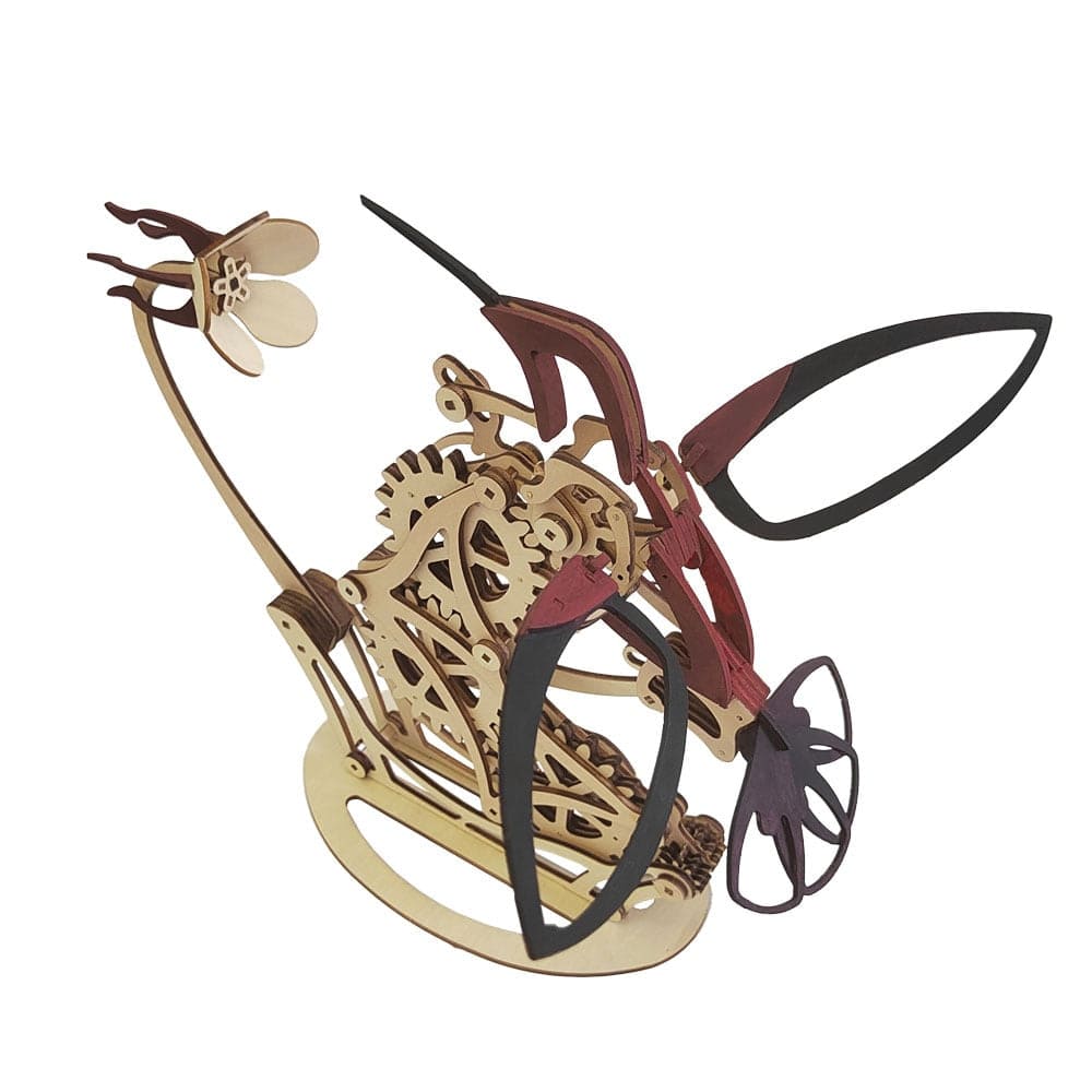 Magical DIY Mechanical Wooden Kinetic Hummingbird 3D Sculpture – The ...